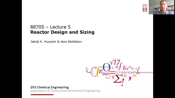 88705 Lecture 5 - Rector design and sizing